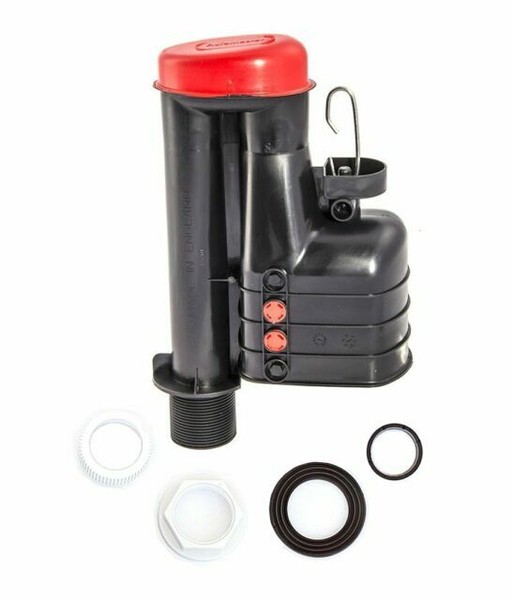 Fluidmaster PROSY080 8" Compact Width Dual Flush Toilet Cistern Syphon ...