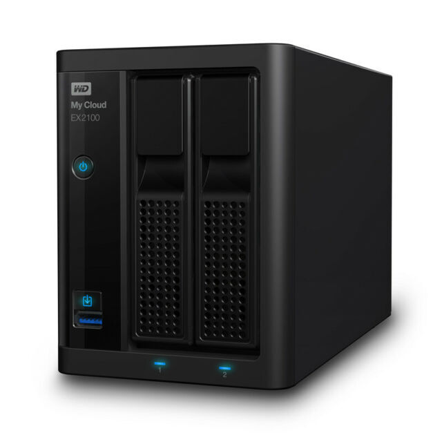 WD My Cloud Expert Series EX4100 2 Bay NAS Storage Array ...