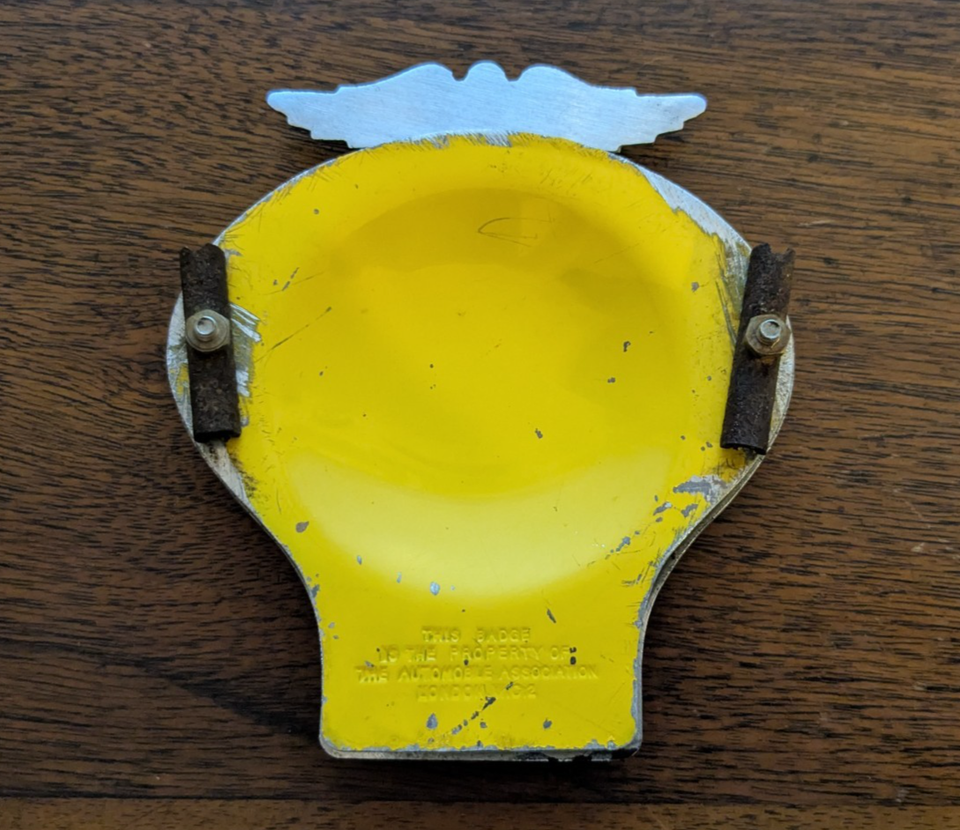 Vintage Automobile Association British Motoring Emblem Badge Ornament ...