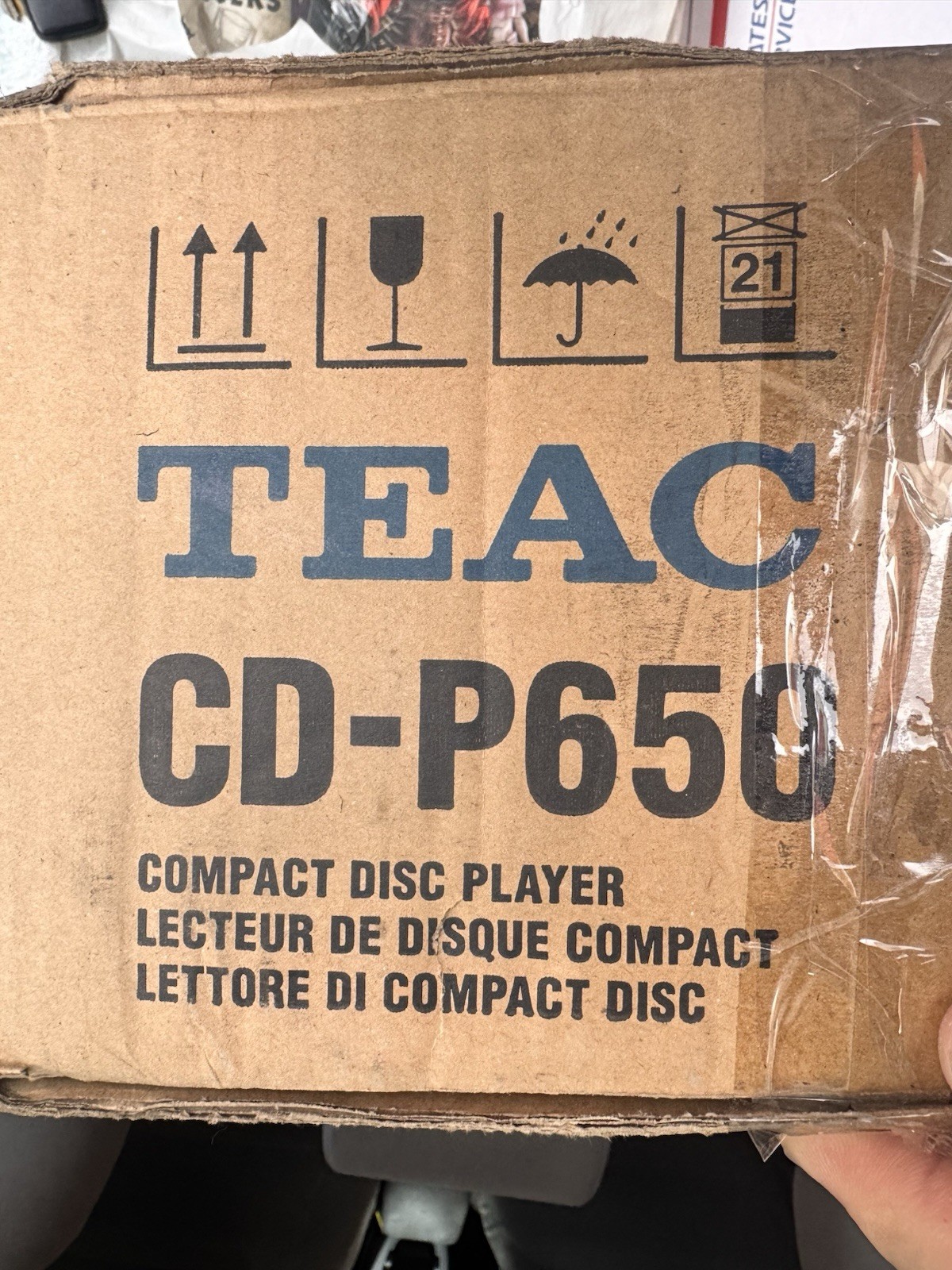 TEAC CD-P650-B CD Player - Black for sale online | eBay
