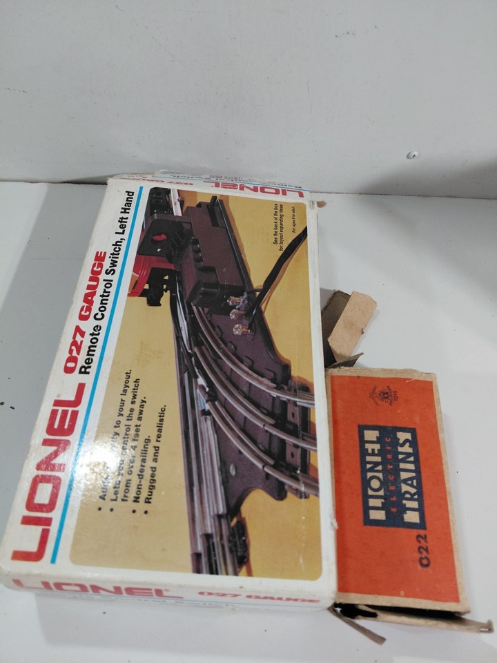 Lionel 6-5121 O/27 Gauge Railroad Left Electric Switch Track & 022 ...