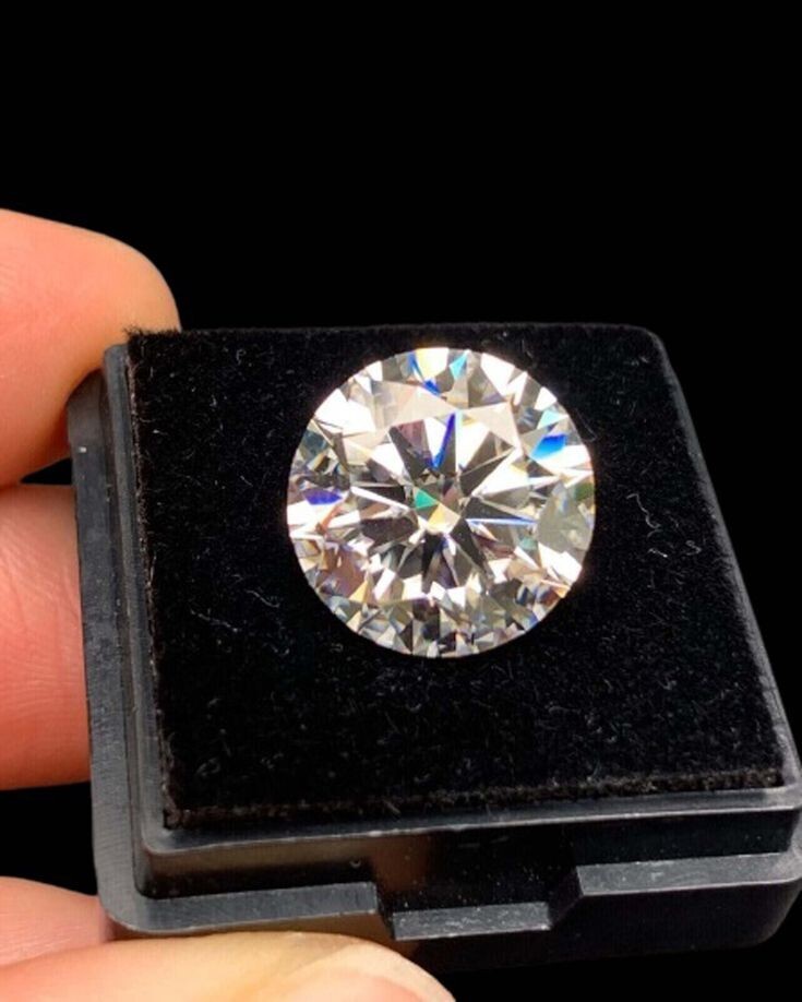 6 Ct Excellent Round Cut Loose Lab Grown Diamond Natural D Color VVS1 ...