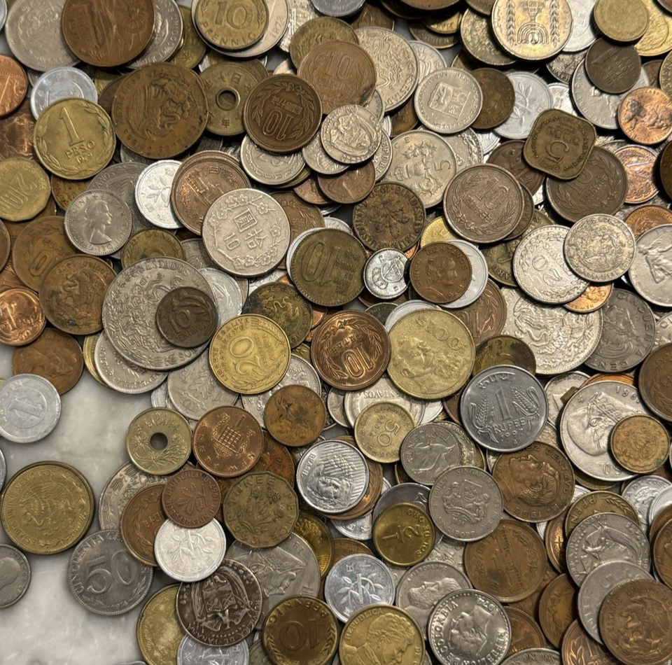 Huge Mixed Lot of 100 Foreign World Coins - CHOOSE HOW MANY LOTS! | eBay