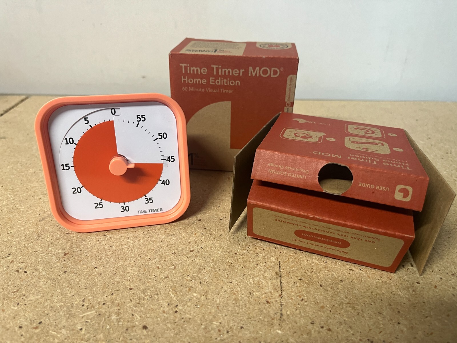 TIME TIMER MOD - 60 Minute Kids Visual Timer Home Edition Orange ...