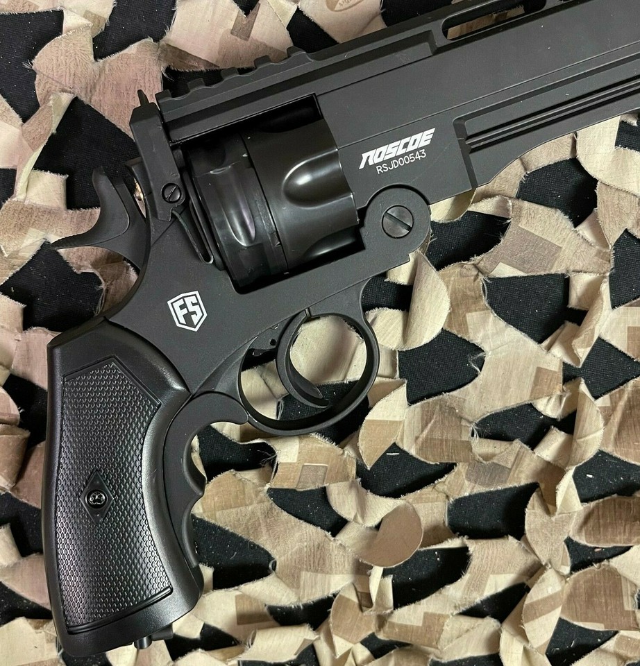 NEW First Strike Roscoe .50 Caliber Paintball Revolver - Black | eBay