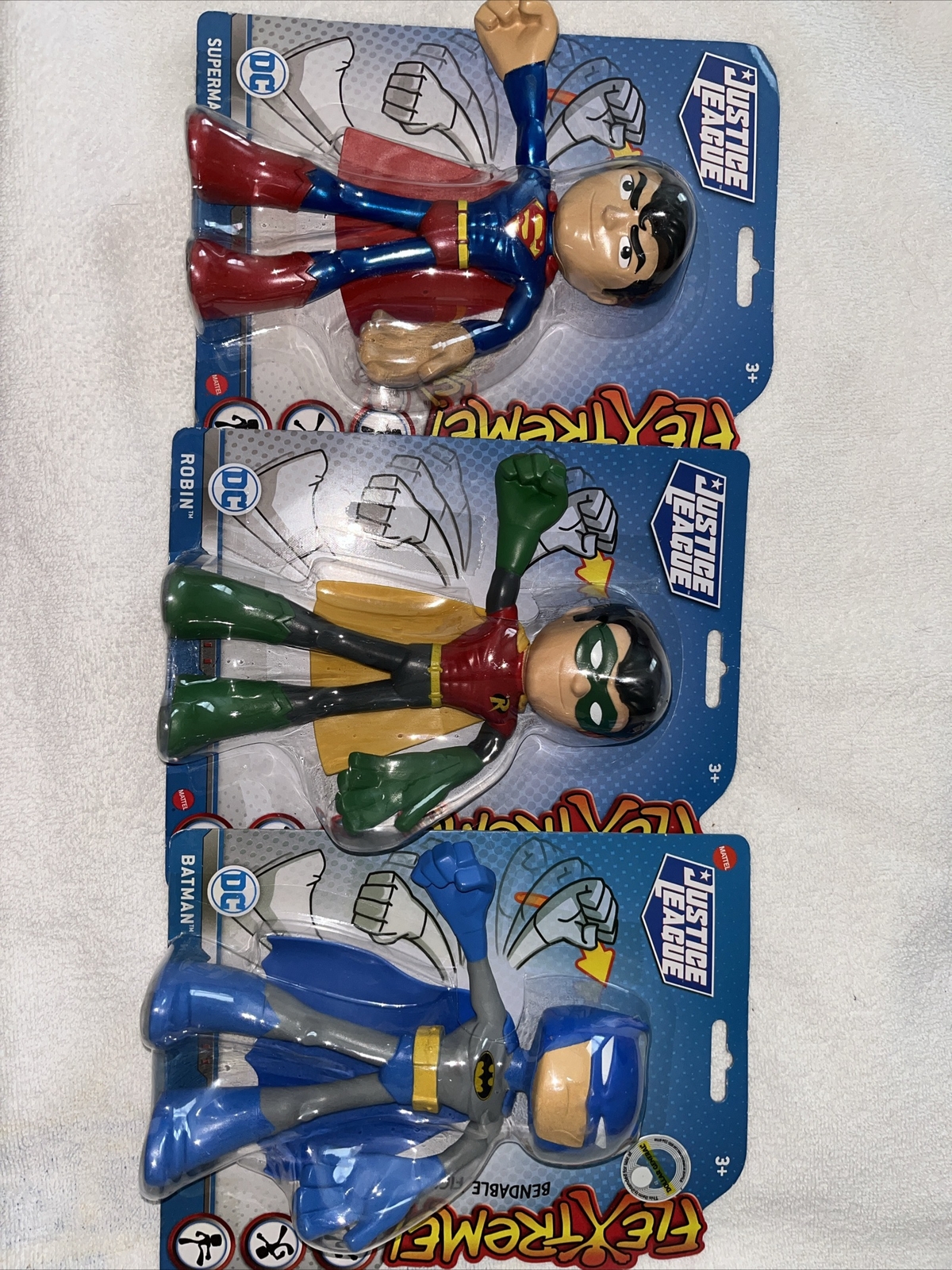 Superman Justice League Flextreme Bendable ROBIN and BATMAN 7 ...