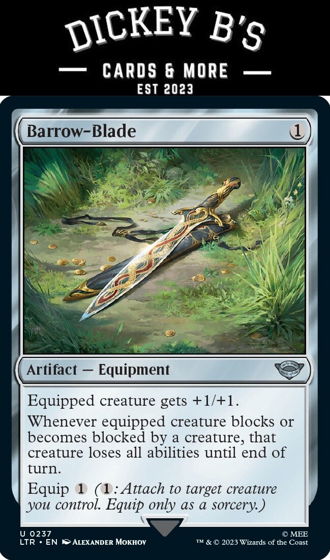 Magic: The Gathering Universes Beyond LOTR #237 Barrow-Blade 4X Playset ...