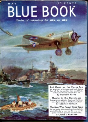 PULP: BLUE BOOK PULP-MAY 1942-FN-STOOPS COVER-BEDFORD-JONES-REEVE ...