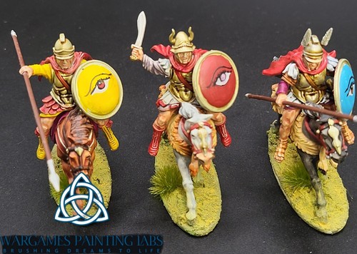 Painted Greek Macedonian Heavy Cavalry set for SAGA other Wargames ...