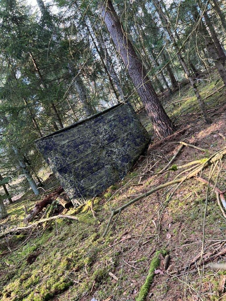 Tacgear M84 Danish Camouflage Tarp Flecktarn Bivouac Multipurpose Tarp ...