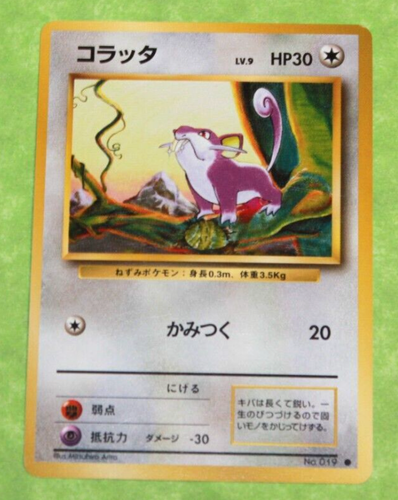 Vintage Japanese Pokemon Card 019 (K) | eBay