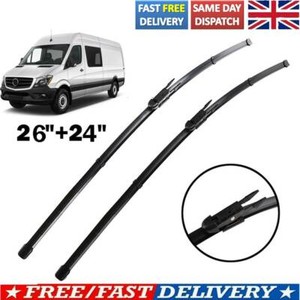 For Mercedes-Benz Sprinter 2006-2018 New Front Windscreen Wiper Blades ...