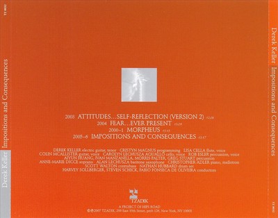 DEREK KELLER DEREK KELLER: IMPOSITIONS AND CONSEQUENCES NEW CD ...