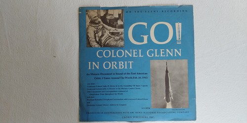 GO! Colonel Glenn in Orbit. Historic NASA Audio Vinyl LP EXC | eBay