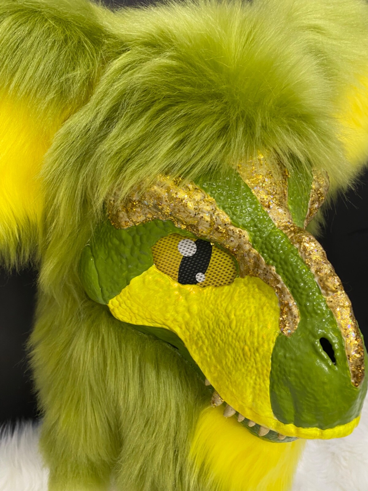 Dino Furry Mask w/Matching NubTail Winged Warrior. SUMMER SALE ...