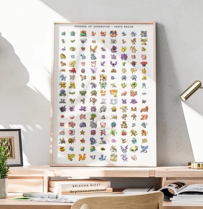 Wallpaper Pokemon Pokemon First Generation Minimalism