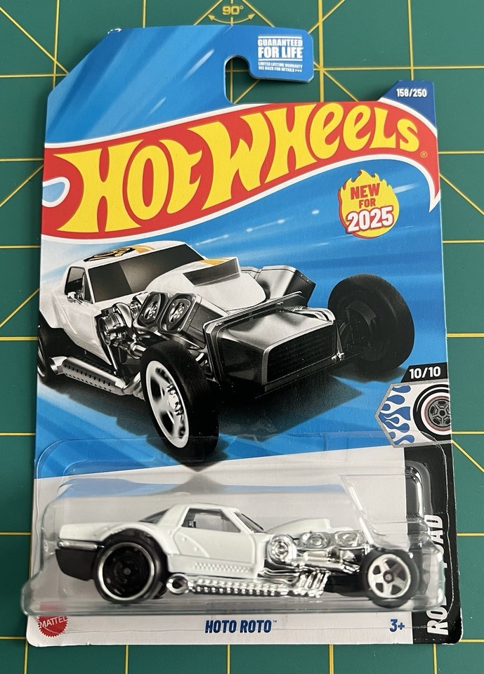 LOT OF 2 - 2025 HOT WHEELS HOTO ROTO ROD SQUAD 10/10 COLOR VARIANTS NEW ...
