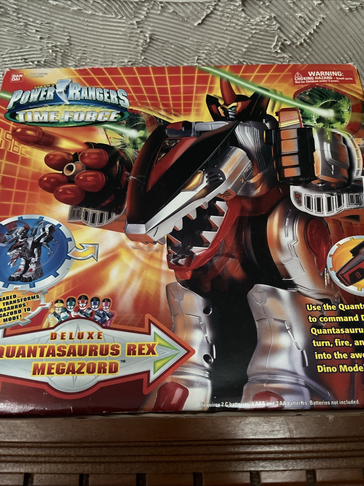 Power Rangers Time Force Quantasaurus Rex Megazord Q-Rex New In Box | eBay