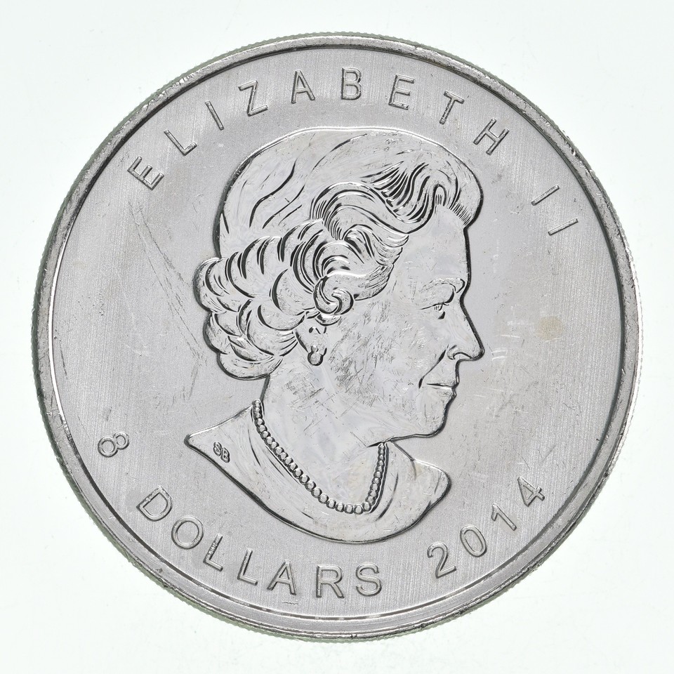 Better Date 2014 Canada 8 Dollars 1.5 Oz Arctic Fox World Coin- Silver ...