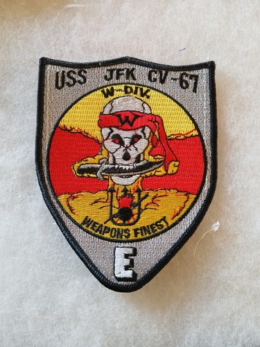 USS JOHN F KENNEDY CV-67 WEAPONS NAVY PATCH | eBay