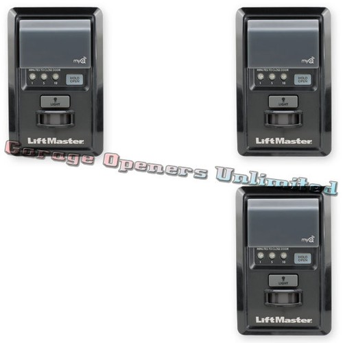 Liftmaster 888LM 3 Pack MyQ Control Panel Accessory Garage Operator ...
