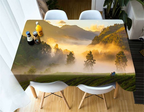 River High Level 3D Tablecloth Table cover Cloth Rectangle Wedding ...