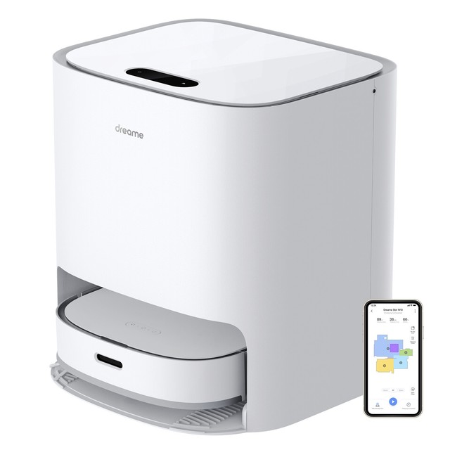 Dreametech RLS5C W10 Bot Robot Vacuum Cleaner - White for sale online ...