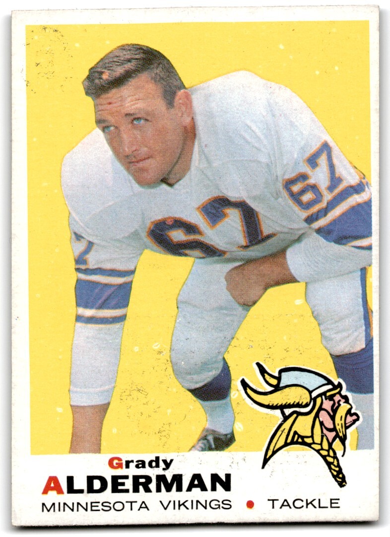 1969 Topps Grady Alderman Minnesota Vikings #239 | eBay