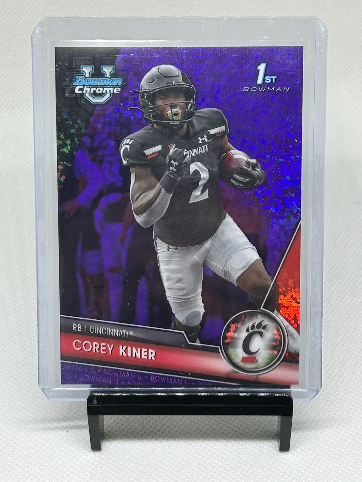 COREY KINER #/399 Purple Refractor 2023 Bowman Chrome University ...