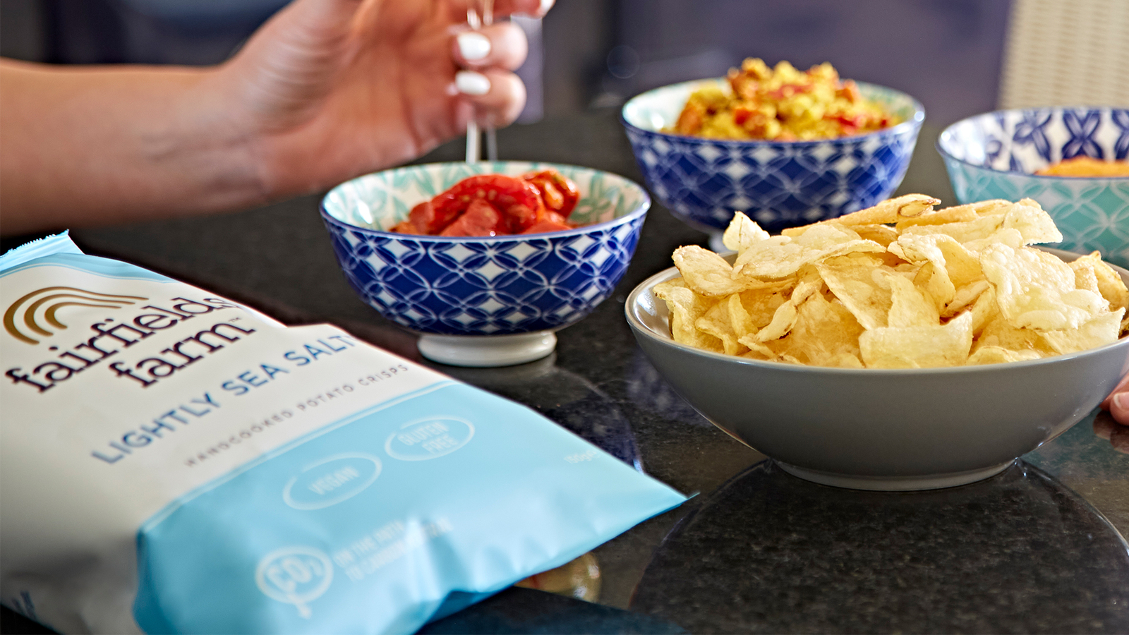 Fairfields Farm Crisps - Lightly Sea Salted Hand Cooked Potato Crisps ...