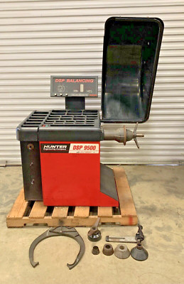 Hunter DSP 9500 W/ Split Weight DSP9502 Tire Wheel Balancer Machine ...