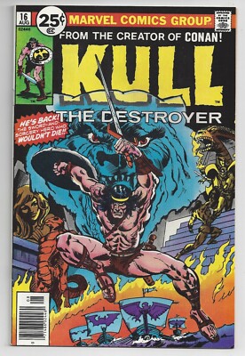 Kull the Destroyer #16 (Aug 1976, Marvel) Thomas, Moench / Hannigan VF ...