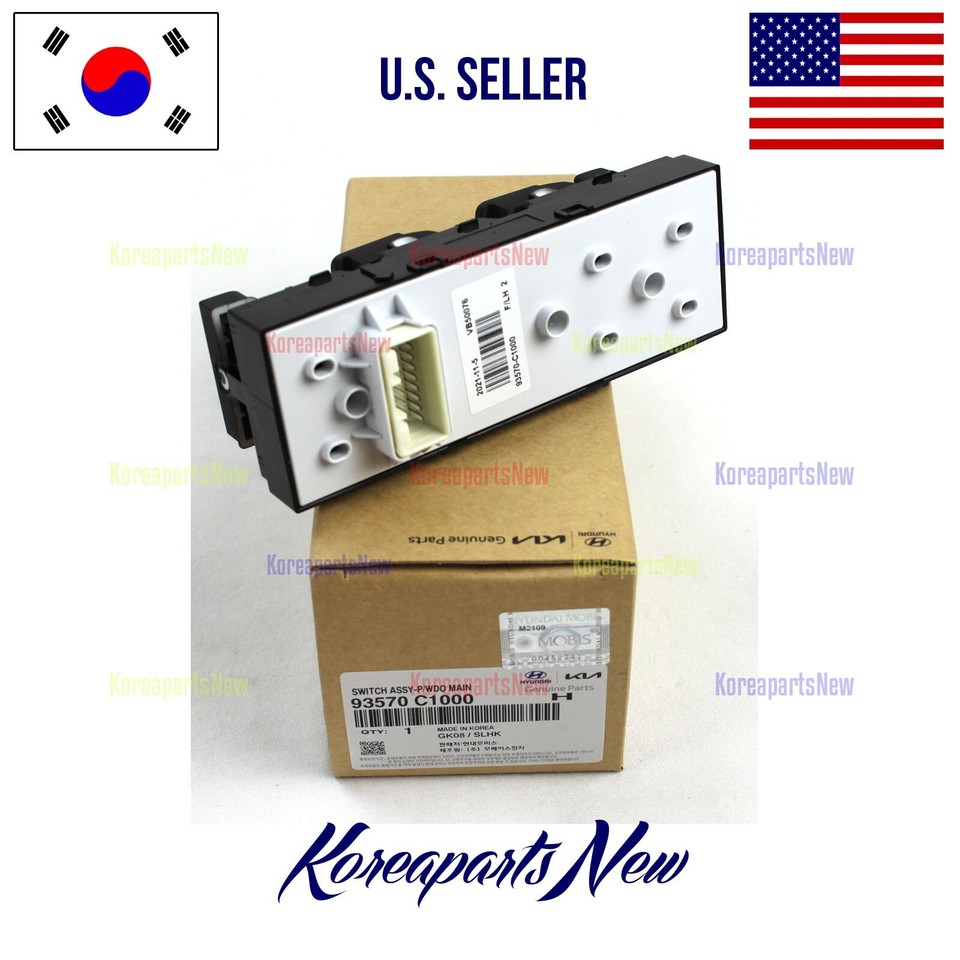 Front Left DRIVER Door Window Switch 93570C1000 ⭐OEM⭐ Hyundai Sonata ...