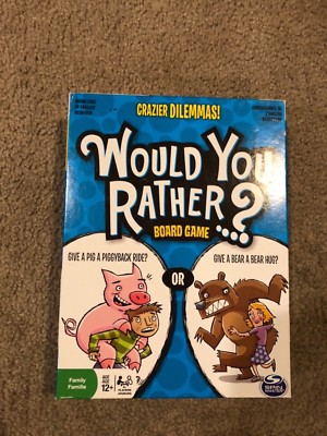 Would You Rather? Board Game of Crazy Choices COMPLETE | eBay