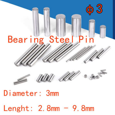 φ3 3mm Diameter Bearing Steel Pin Cylindrical Solid Dowel Pins 2.8mm-9 ...