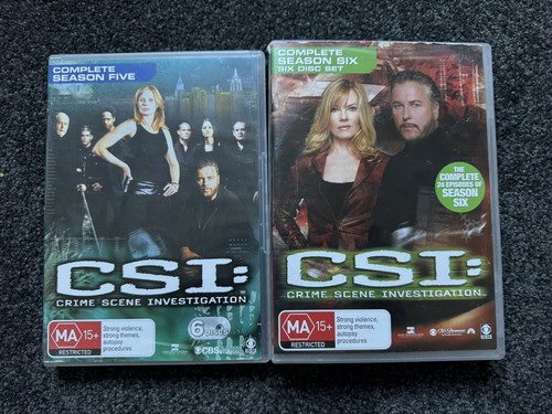 CSI = Crime Scene Investigation Complete Seasons 5 + 6 DVDs - 12 Discs ...