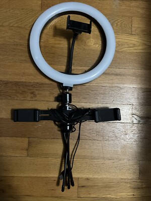 Table Top Ring Light With Phone Holders | eBay