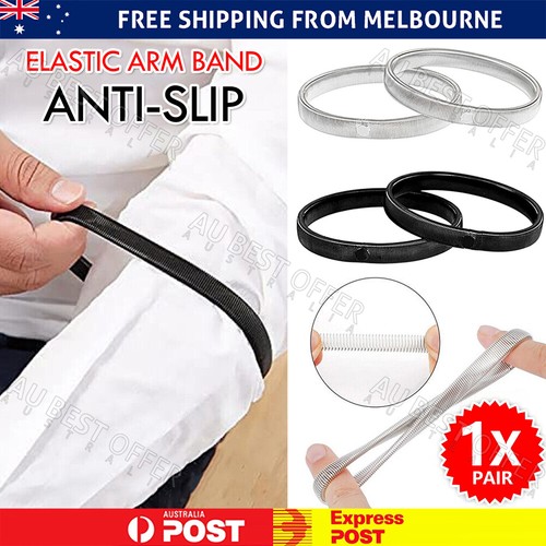 Elastic Arm Band Anti-Slip Shirt Sleeve Holders For Men Women fashion ...