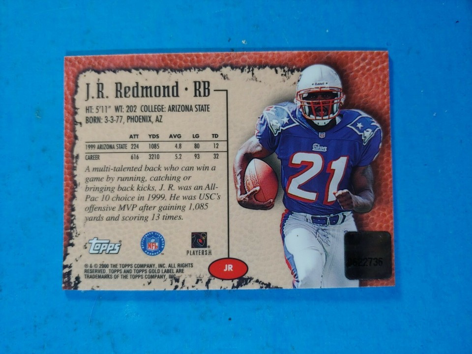 2000 Topps Gold Label Rookie Autographs J.R. Redmond NM-MT or better | eBay