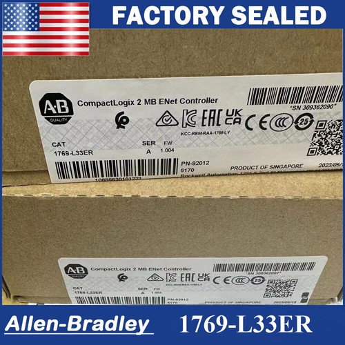 Allen-Bradley AB 1769-L33ER / A CompactLogix 2MB Enet Controller ...