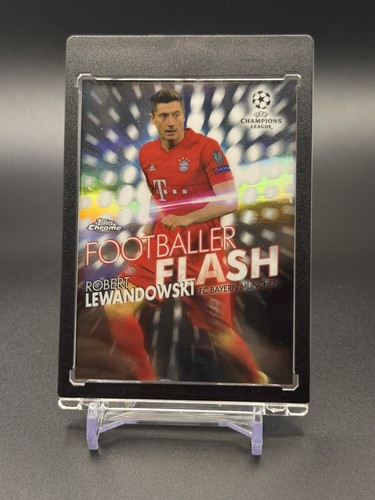 2019-20 Topps Chrome UEFA FC Bayern Munchen Robert Lewandowski - RARE ...