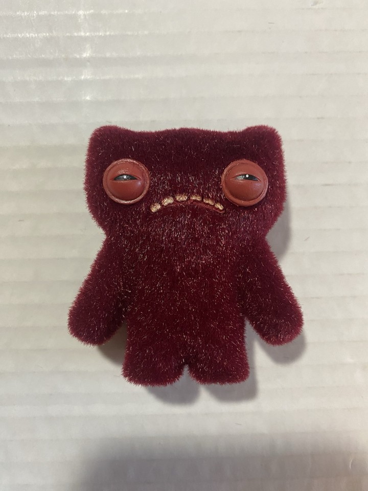 Fuggler Funny Ugly Monster Collectible Figure RARE Velvet Red Monster ...
