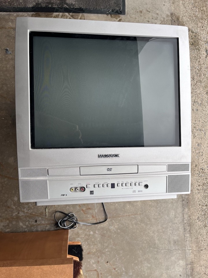 Magnavox MSD520FE 20’’ Flat Screen CRT TV Monitor Gaming DVD TESTED | eBay