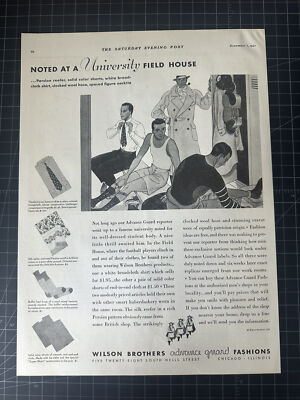 Vintage 1931 Wilson Brothers Clothing Print Ad | eBay
