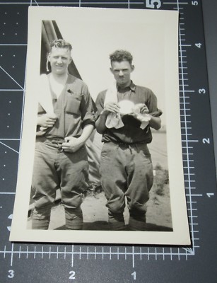1920's Army Men Soldiers SHAVING MIRROR CAMERA Reflection FAIL Man ...