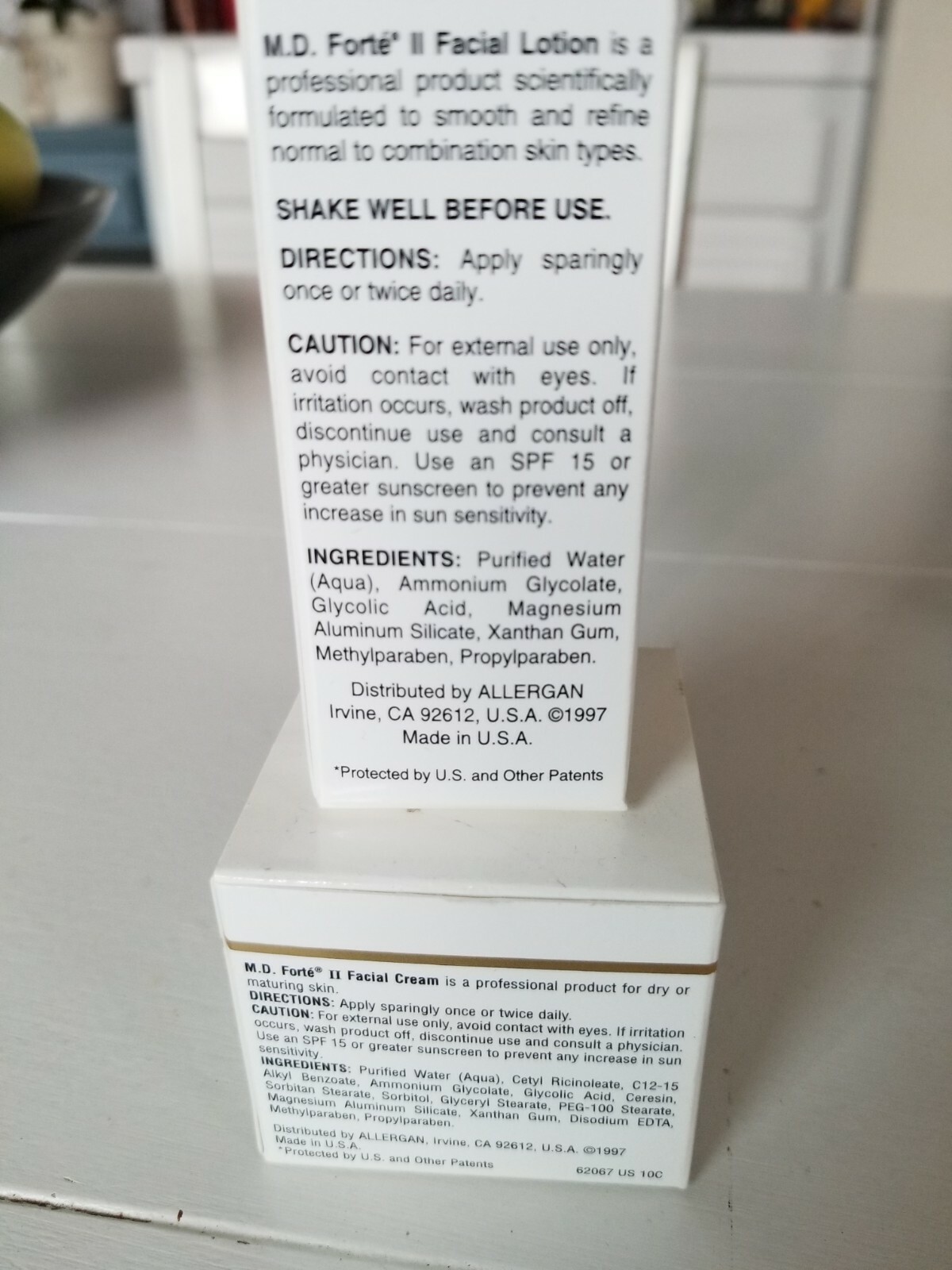 MD Forte Facial Cream ll 1 oz + MD Forte FACIAL LOTION II 2FL ...