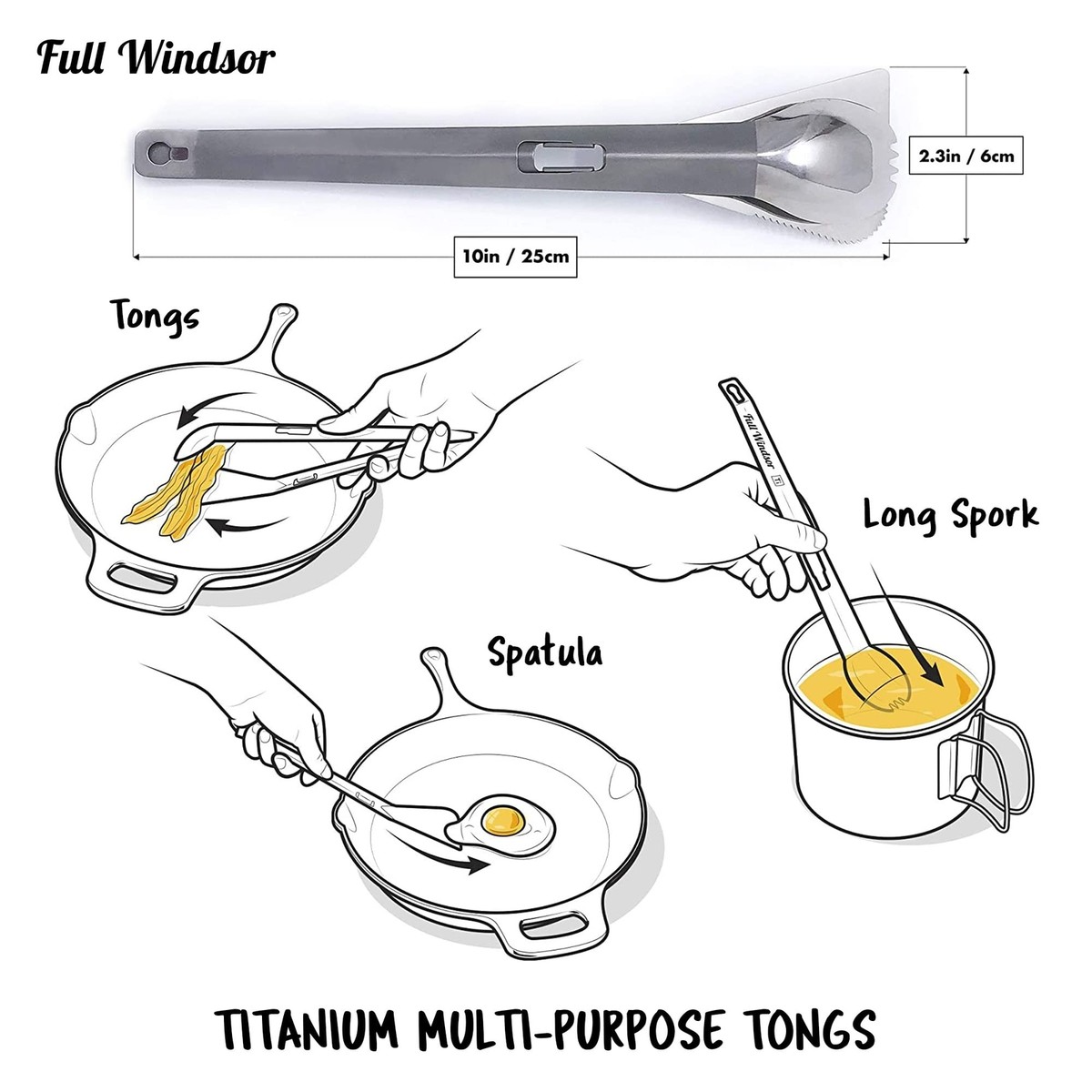 Full Windsor The Splitter - Titanium Multi Tongs | UK | Ultralight ...