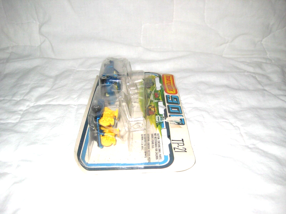 MIP Matchbox TP-21 Blue 1978 #67 Datsun 260Z & 1979 Motorcycle Trailer ...