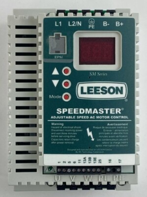 Leeson Adjustable Speed AC Motor Control 174272.00 Industrial VFD | eBay