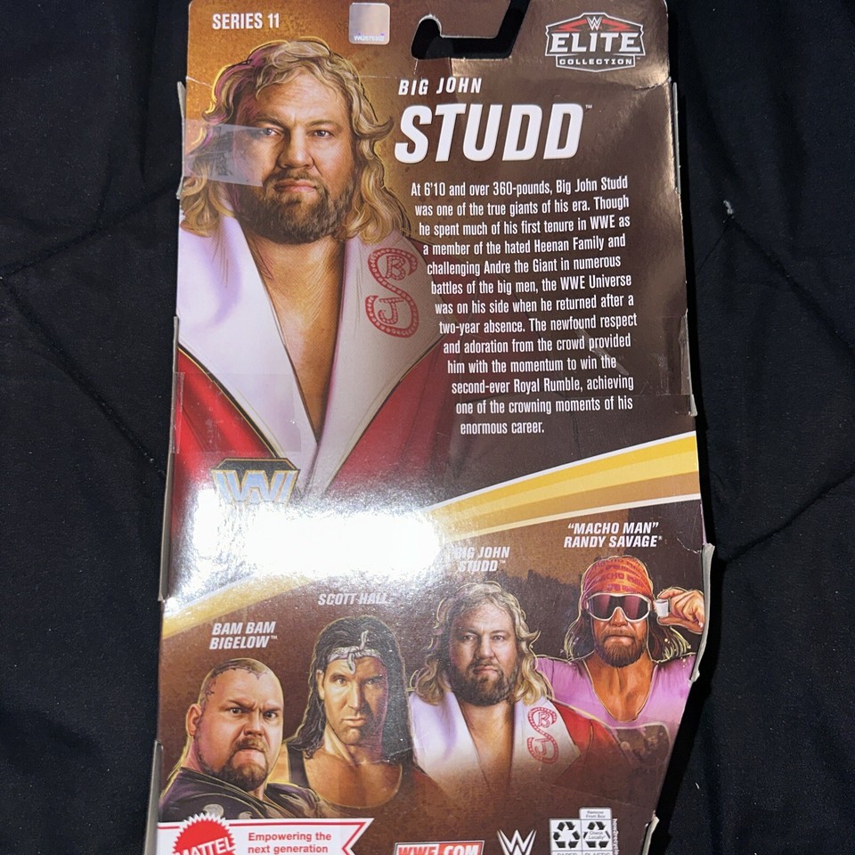 Mattel WWE Elite Legends Big John Studd Series 11 Ready to Ship and ...